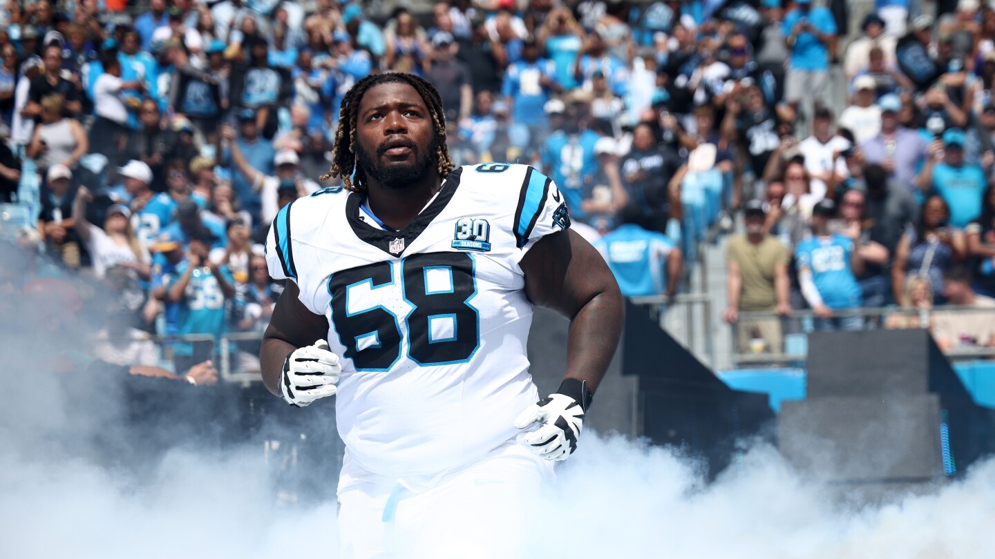 Report: Panthers OL Damien Lewis Reveals Elbow Tear