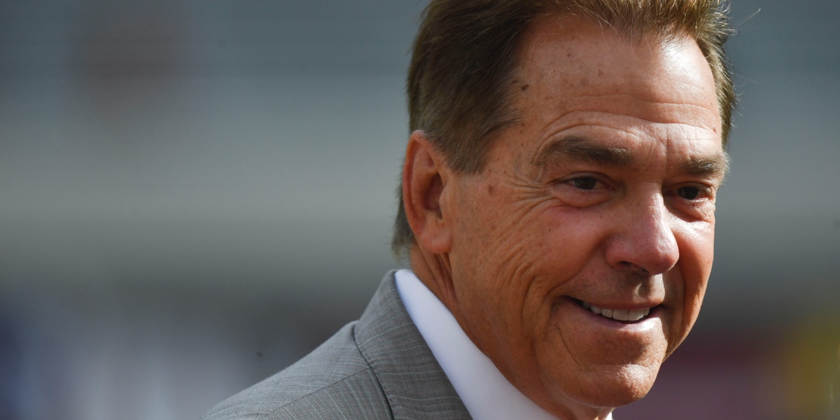 Nick Saban Shares Emotional Response to Surprise College Football Hall ...
