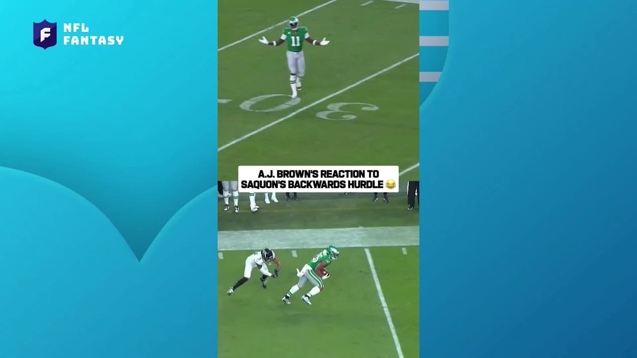 Saquon Barkley's stunning reverse hurdle highlights his agility on the ...