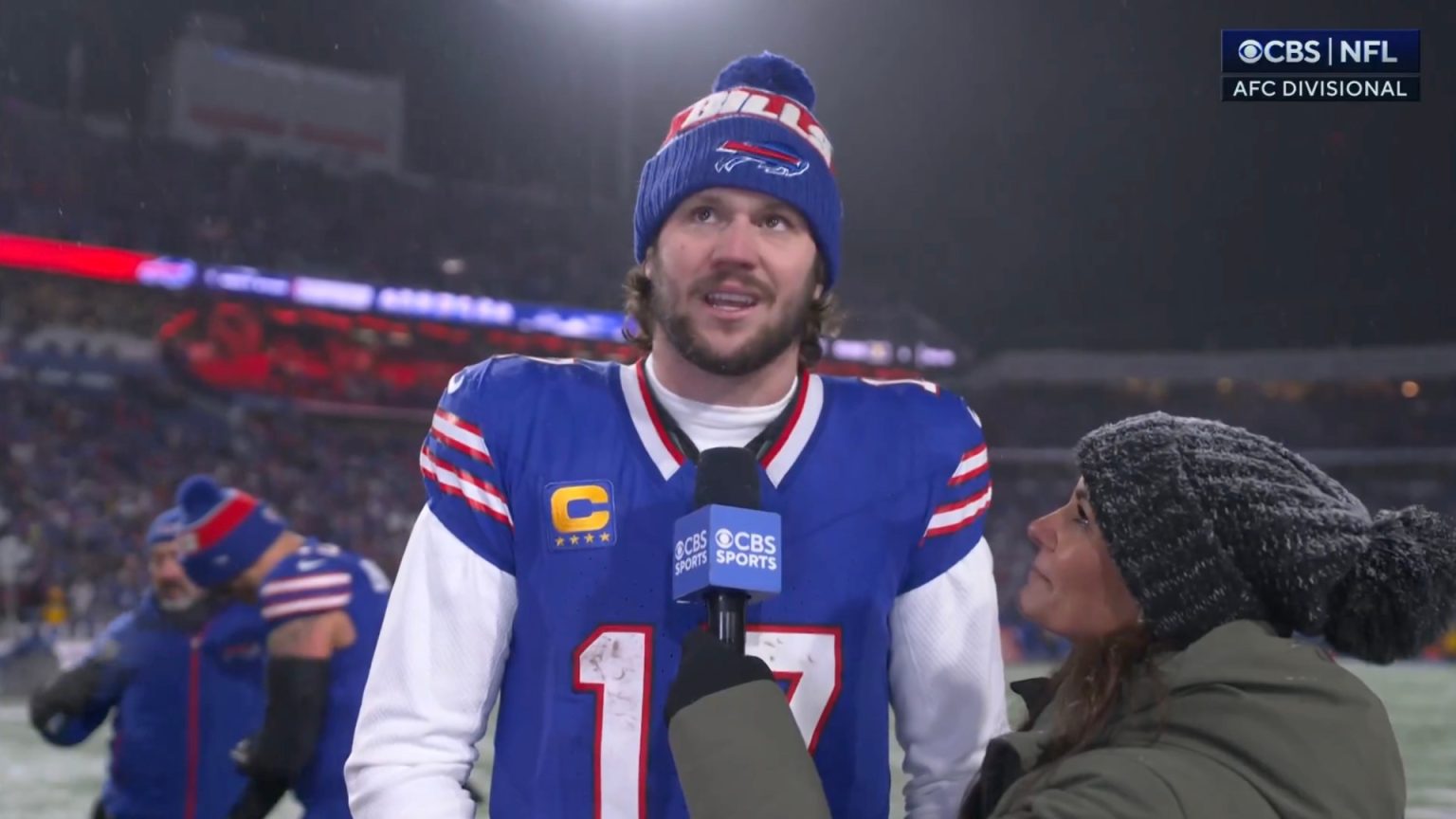 Josh Allen issues bold challenge to Patrick Mahomes after playoff ...