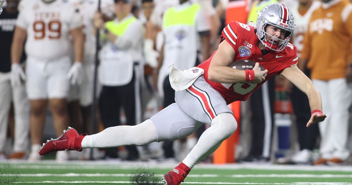 Carnell Tate's Sharp Joke on Will Howard's Breakaway Fall: A Nod to ...