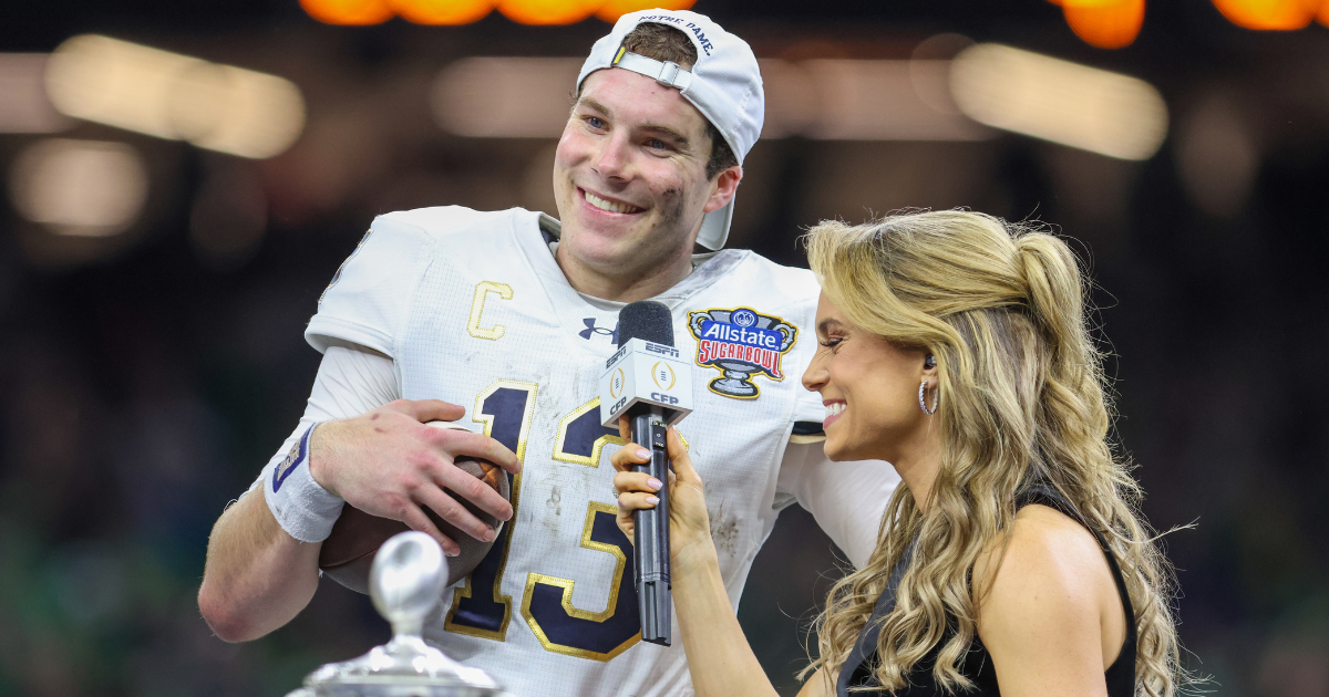 Riley Leonard Reveals Key Insights from Peyton and Eli Manning at ...