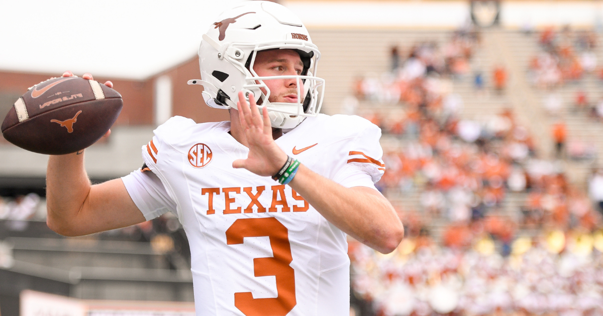 Texas QB Quinn Ewers Sets Sights on NFL: Declares for 2025 Draft - FOOTBALLSPORTSHUB.COM