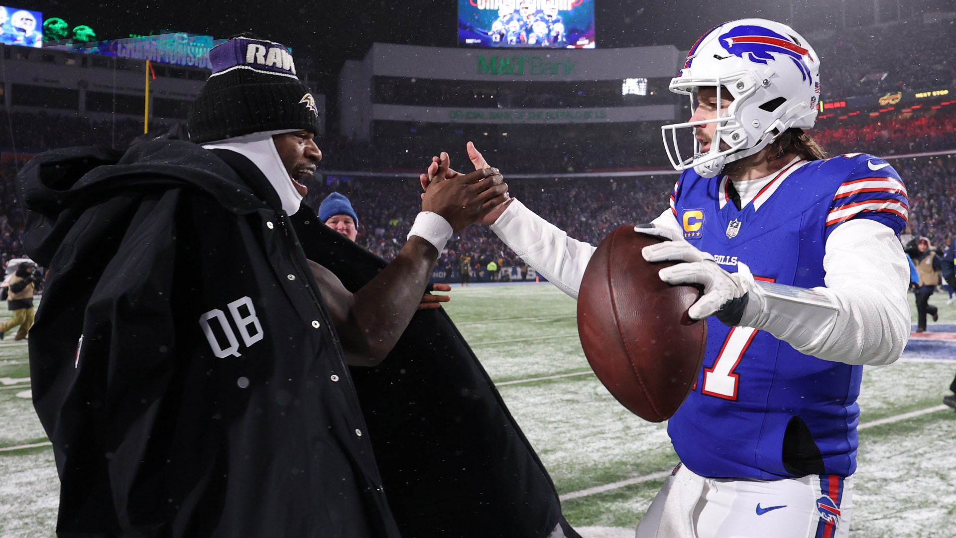 Josh Allen's respectful gesture after Bills' playoff victory over ...