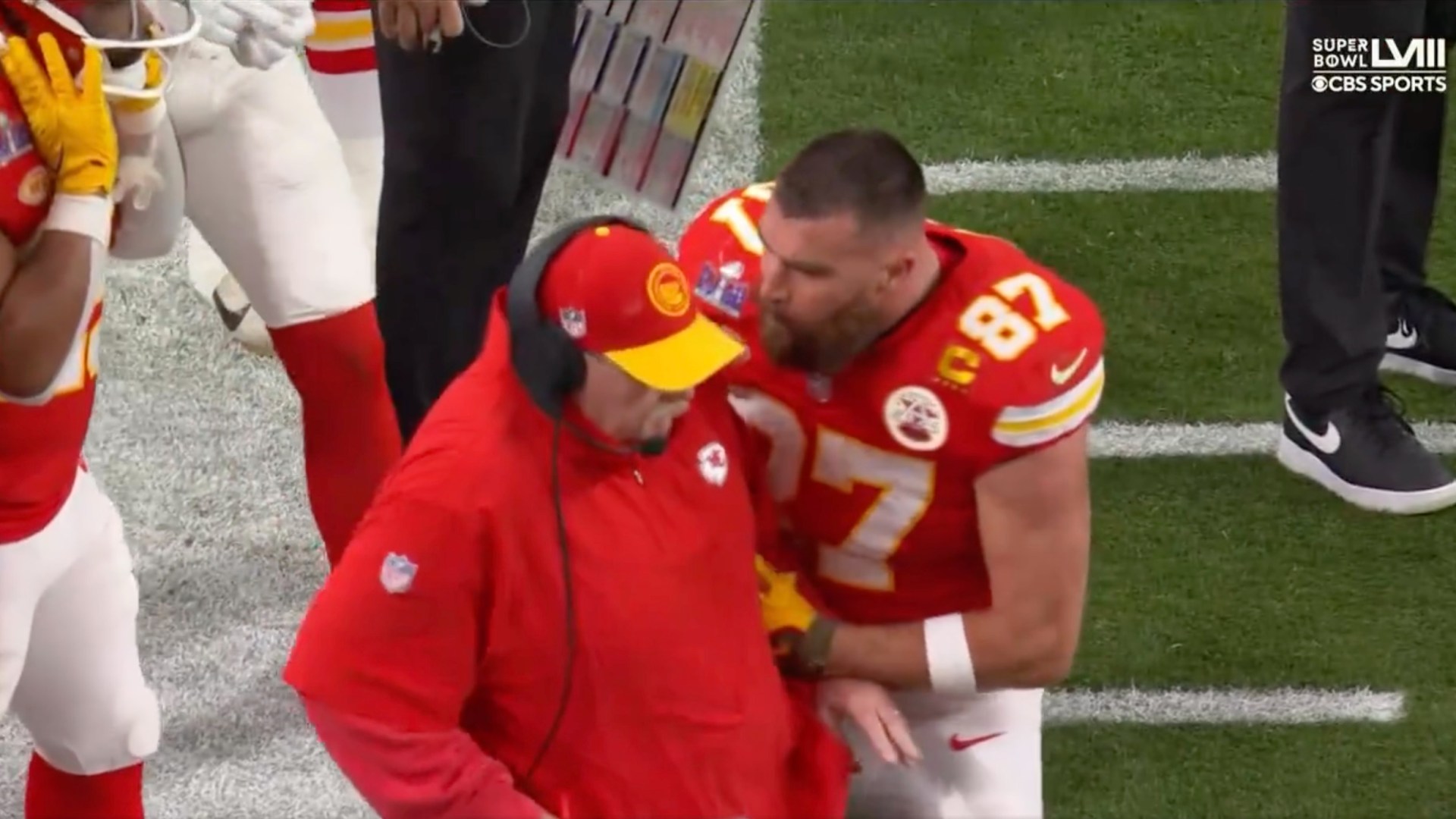 Travis Kelce and Andy Reid's heated sideline clash fuels Chiefs' Super Bowl ambitions against ...